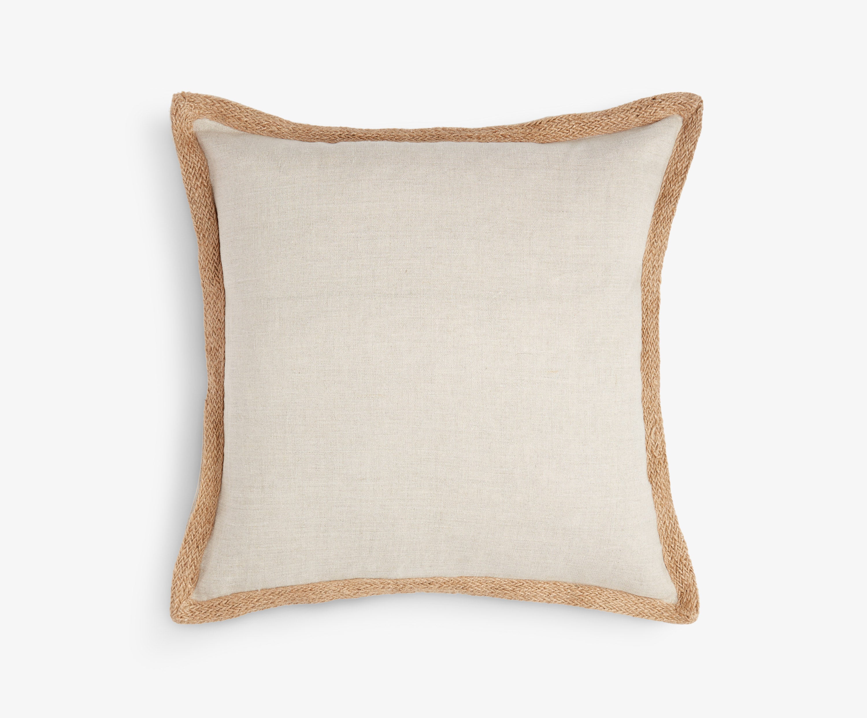 Small Grey with Braided Edge Square Cushion – Tetrad
